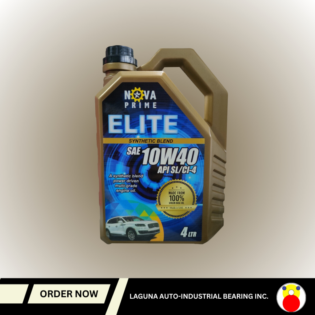 NOVA PRIME Elite 10W-40 Synthetic Blend Gasoline and Diesel Engine Oil ...