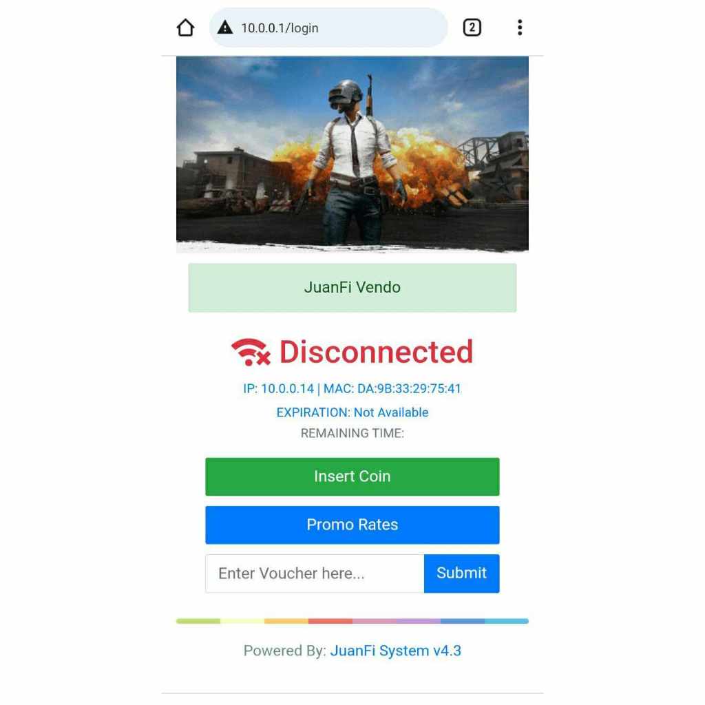 JUANFI Software WIRED/LAN Type Mikrotik based Piso Wifi Codeless set ... JUANFI Software WIRED/LAN Type Mikrotik based Piso Wifi Codeless set ...