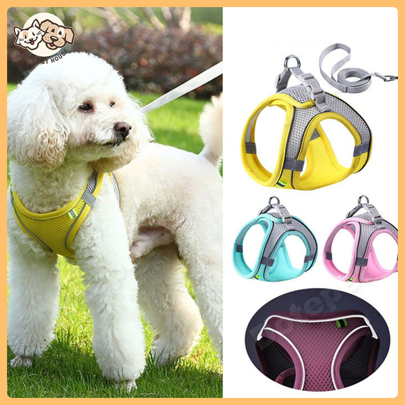 Mesh Padding For Dog And Cat Belts, Dog Straps With Leather Reflective ...