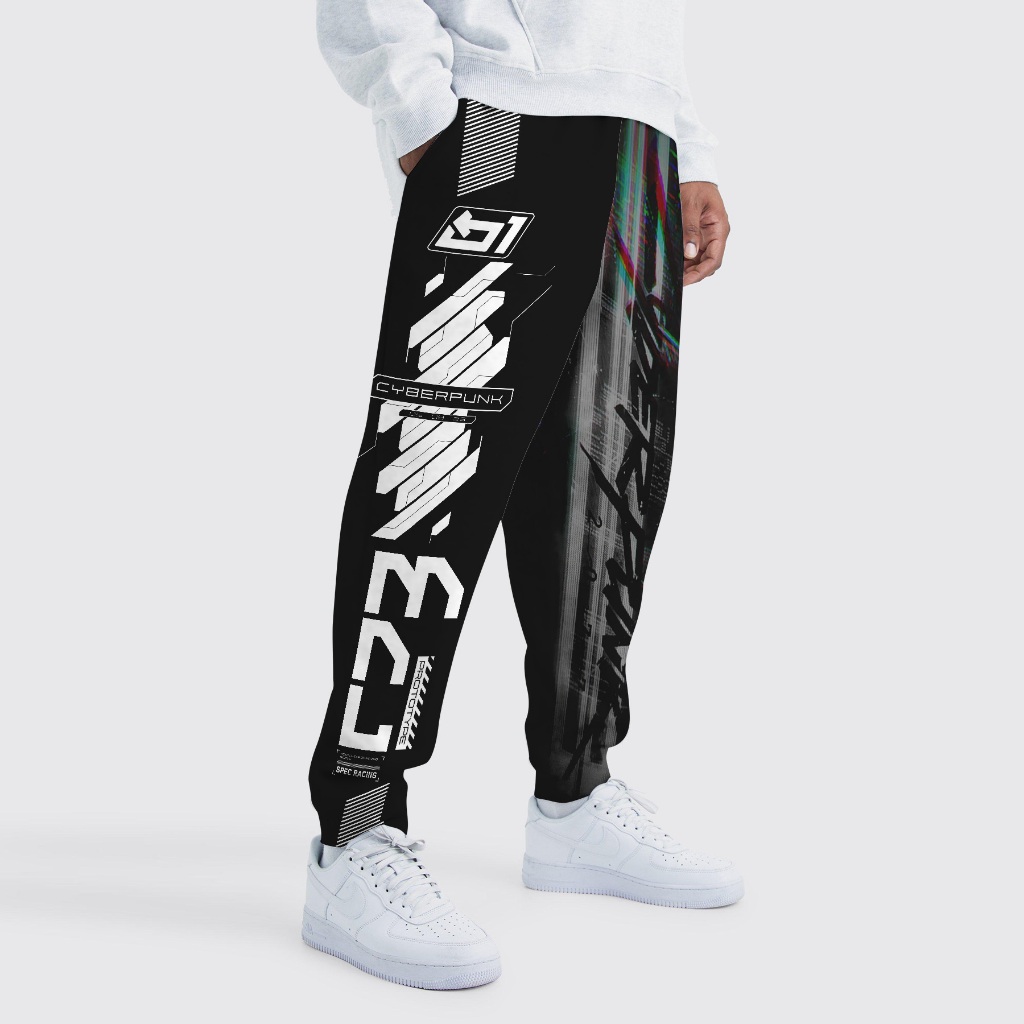 Jogger Sweat Pants CYBERPUNK Sublimation Print unisex full print Harem ...