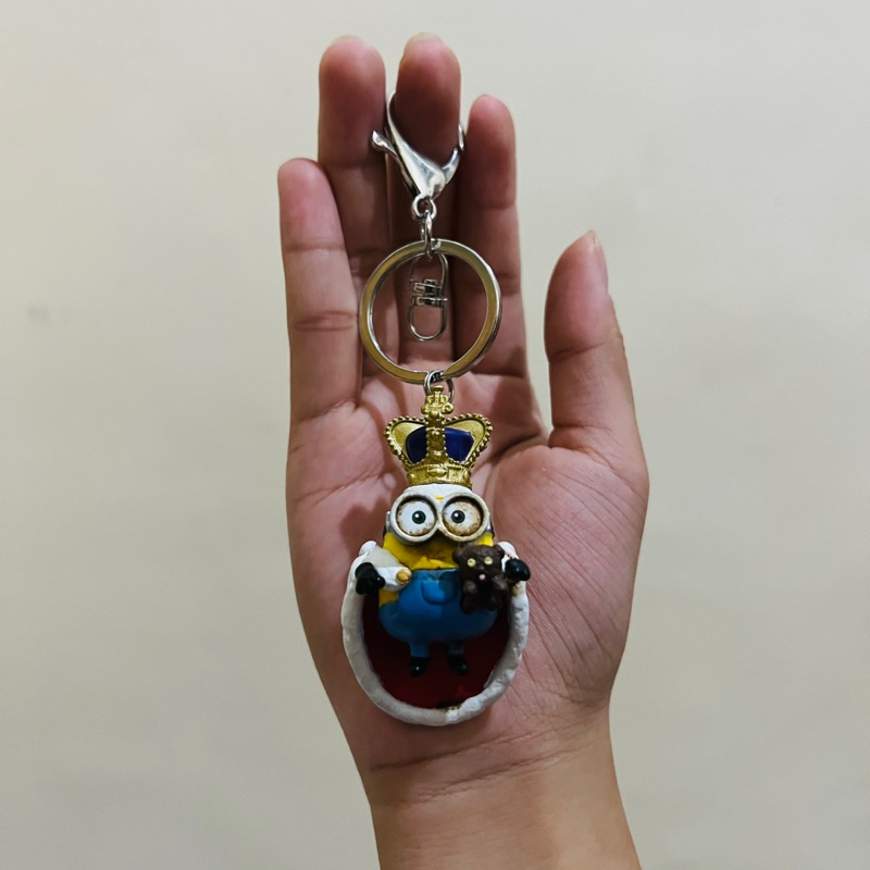 KEYCHAIN UNIVERSAL STUDIO DESPICABLE ME MINIONS CHARM FIGURE (Authentic ...