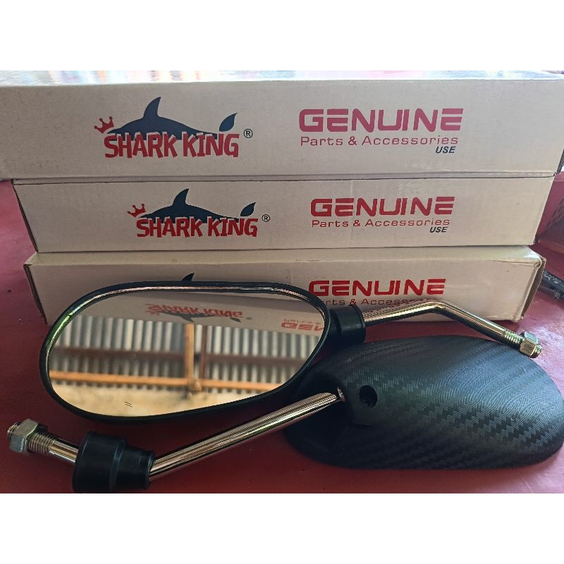 SHARK KING SIDE MIRROR CARBON DESIGN (ROUND) | Shopee Philippines