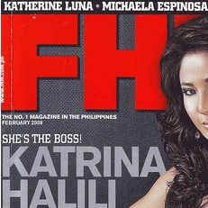 FHM Magazine February 2008 KATRINA HALILI (old copy) | Shopee Philippines