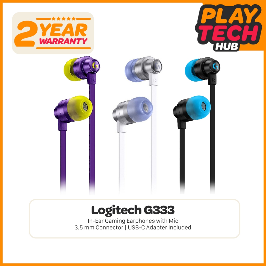 Logitech G333 Gaming Earphones with Mic | Shopee Philippines