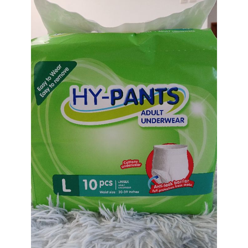 Hy- Pants Adult Diaper Large 10pcs | Shopee Philippines