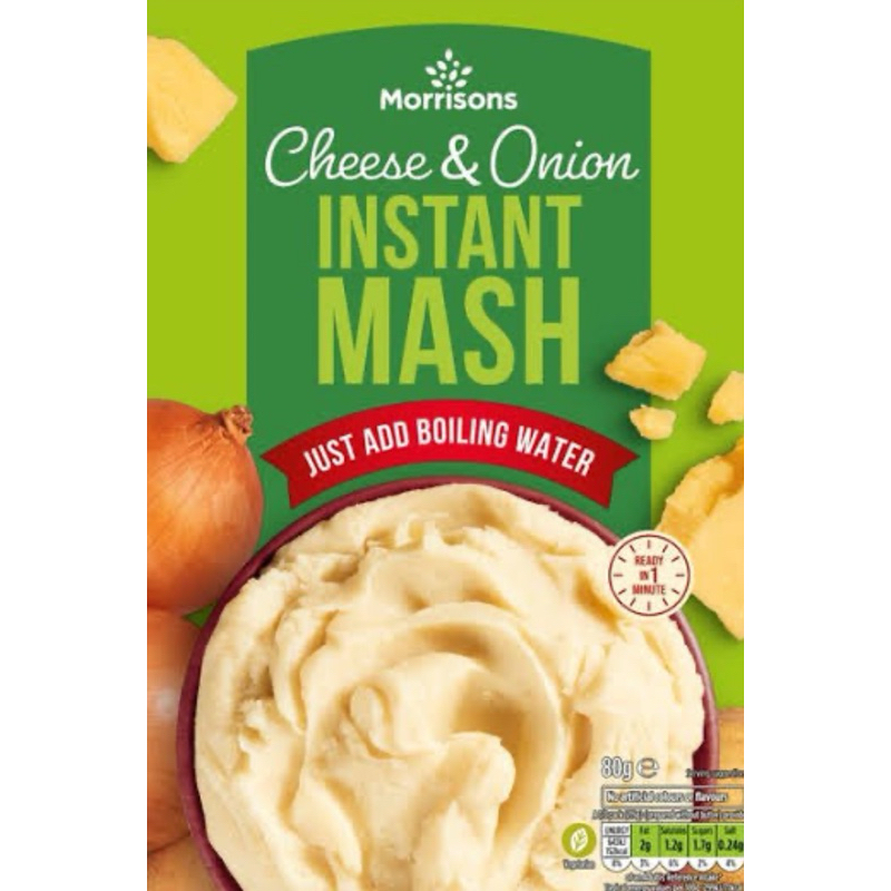 Morrisons Cheese and Onion Instant Mashed Potato | Shopee Philippines