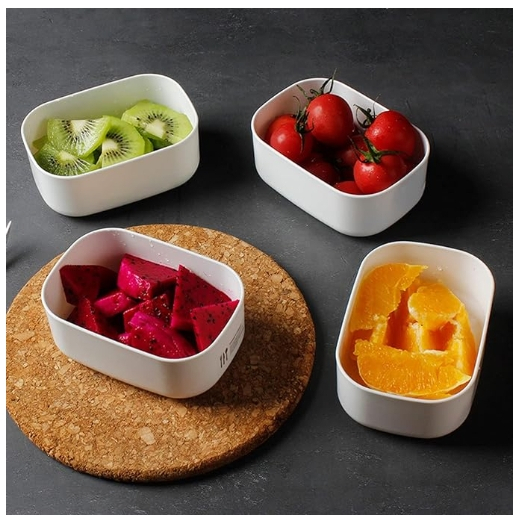 BUTTERFLY 1pc 280ml 11cmx8cm Mini Food Keeper Tupperware Small Food ...