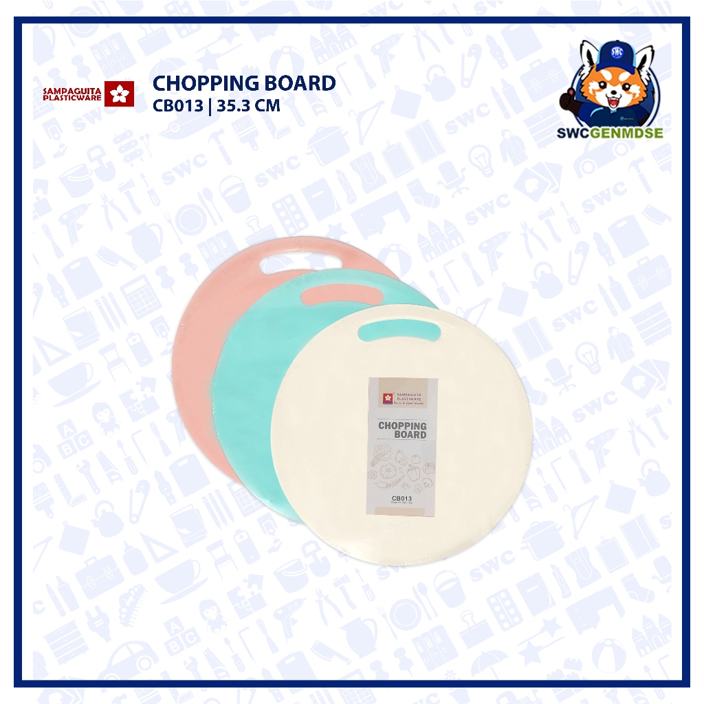 SAMPAGUITA Round Chopping Board | Plastic Cutting Board | Shopee ...