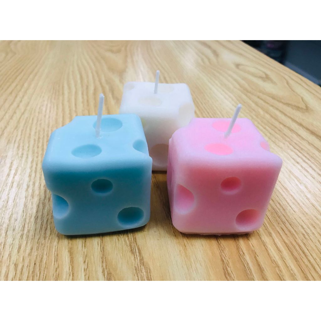 T022 Square Cheese Scented Candle Made of 100% Soy Bean with PLEASANT ...