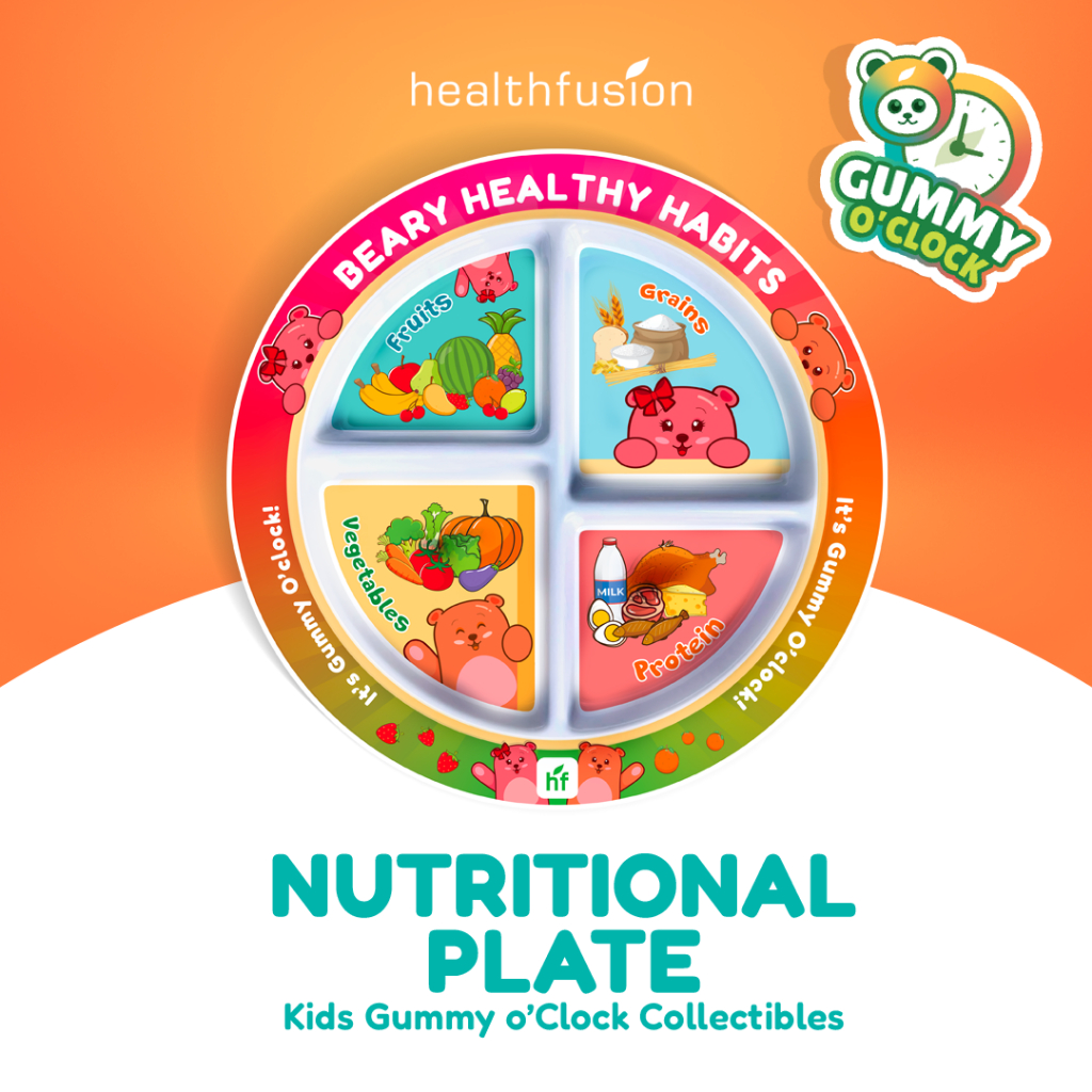 Nutri Plate Food Tray | Health Fusion Kids Collectibles | Shopee ...