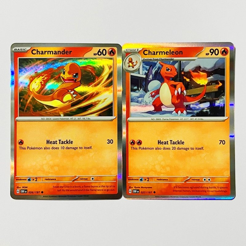 Charmander & Charmeleon - Holo Promo (Charizard ex Premium Collection ...