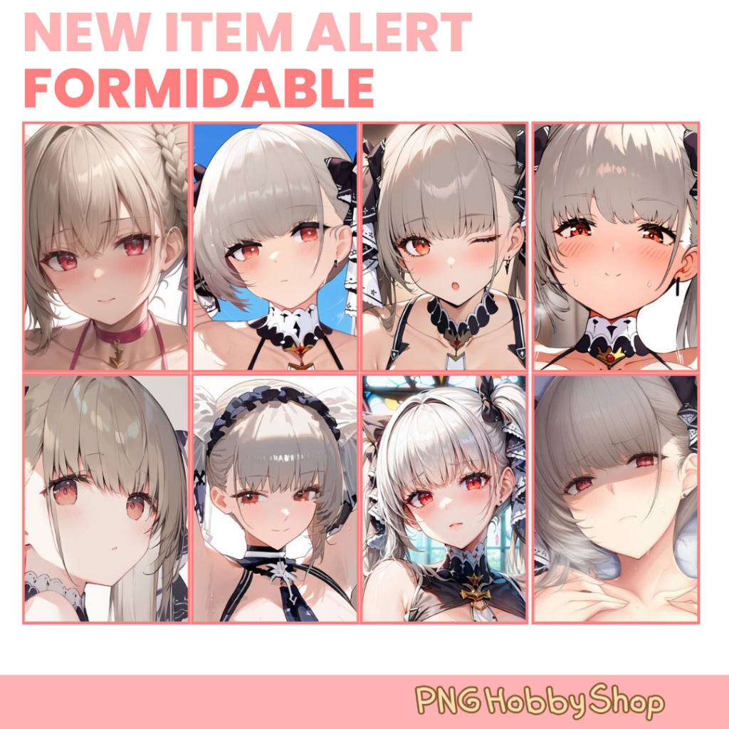 Formidable Azur Lane Anime Photocard and Keychain - PNG Hobby Shop ...