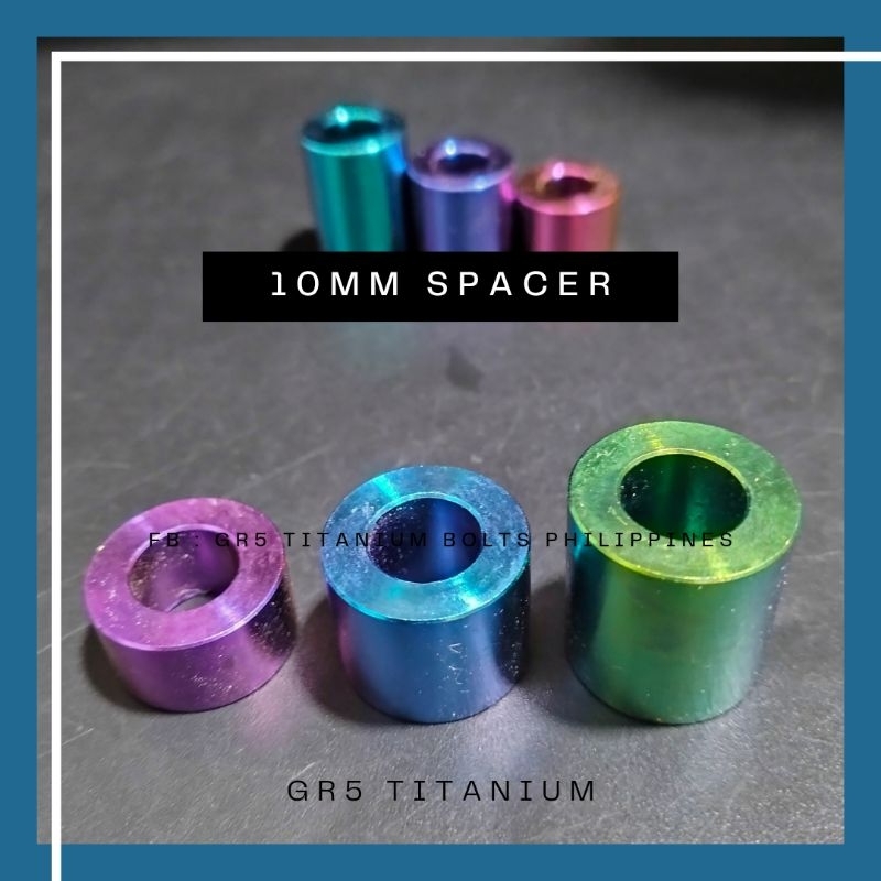 10mm 8mm Gr5 Titanium SPACER | Shopee Philippines