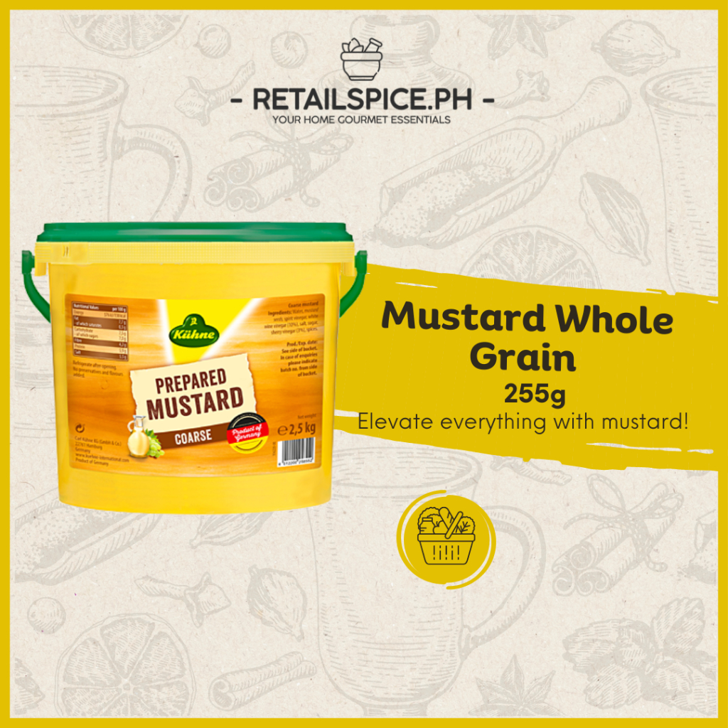 Retail Spice - Mustard Whole Grain 2.5kg (Kuhne) | Shopee Philippines