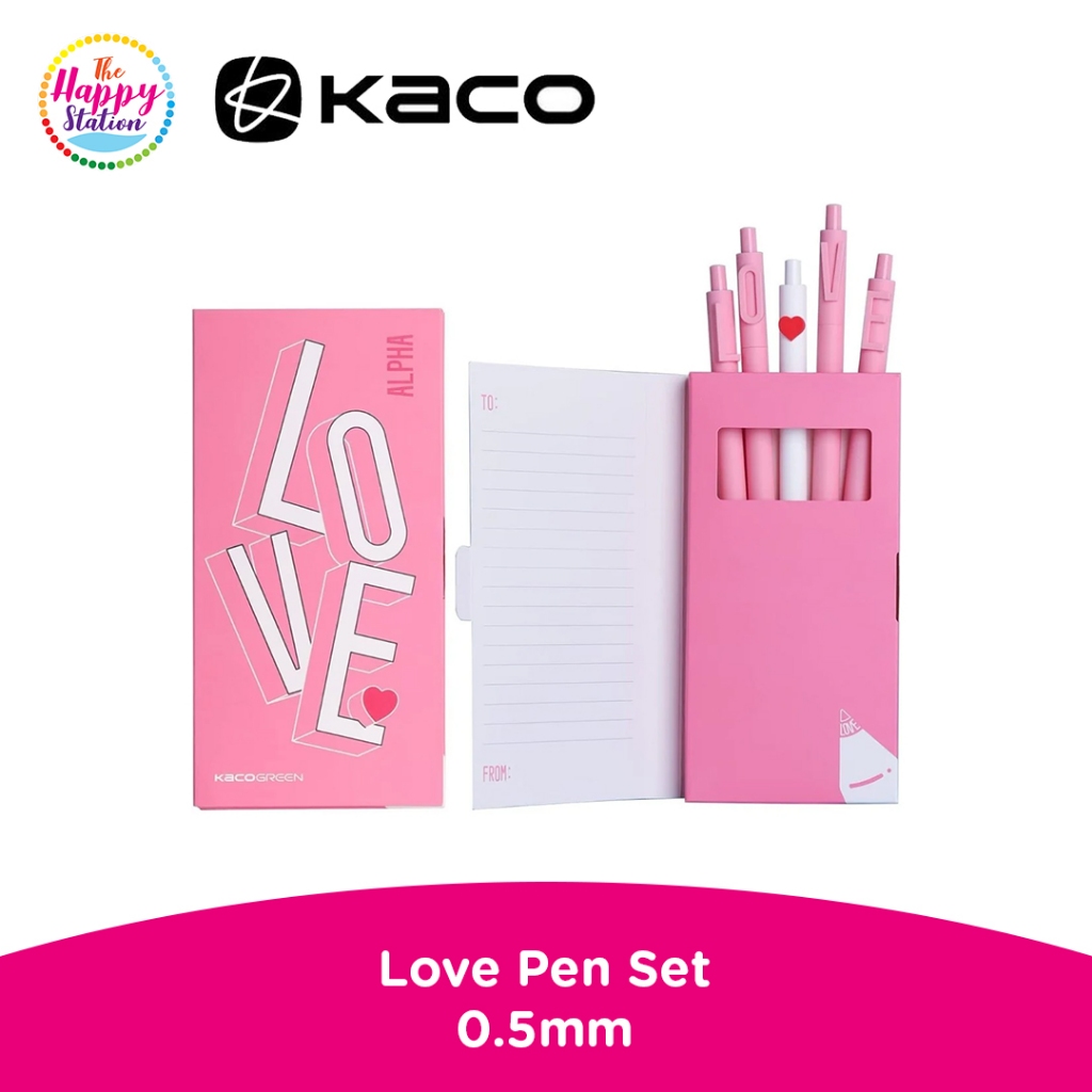 KACO | Kaco Alpha Love Pens, 0.5mm (5ct) | Shopee Philippines