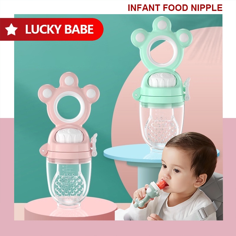 Baby Food Feeder Fruit Feeder Pacifier Soothe Pacifier Bpa-Free ...