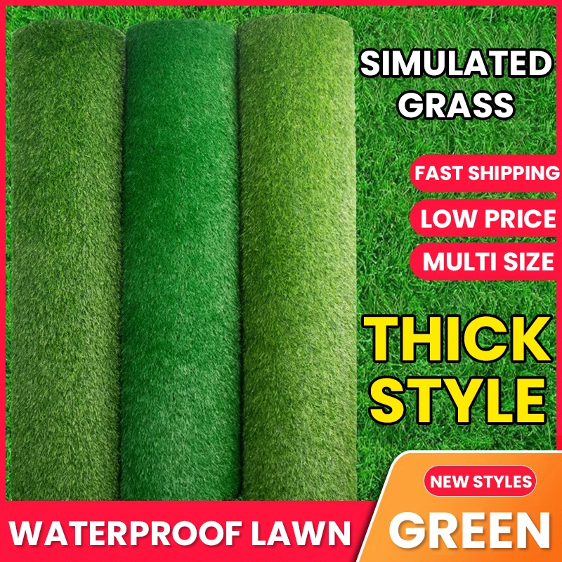 Artificial Grass Rug Synthetic Thick Lawn Turf Carpet Perfect for ...