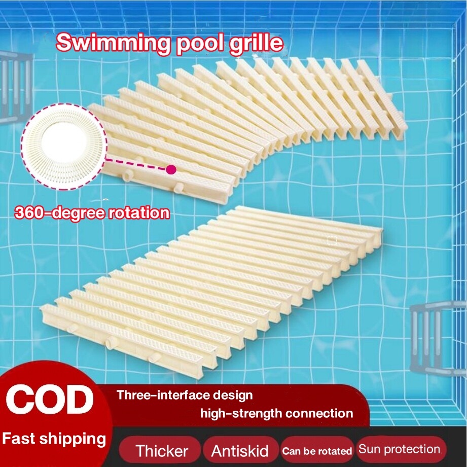 Swimming Pool Overflow Grid Non-slip Board Swimming Pool Water Drain Grille swimming pool ...