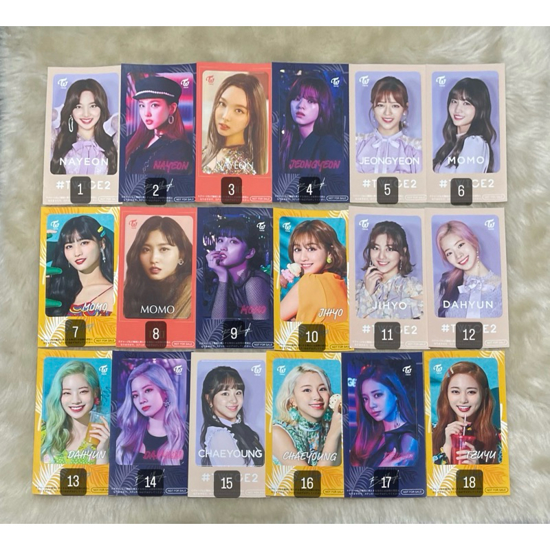 TWICE 'Breakthrough | #Twice2 | &Twice | Happy Happy' Japan IC Sticker ...