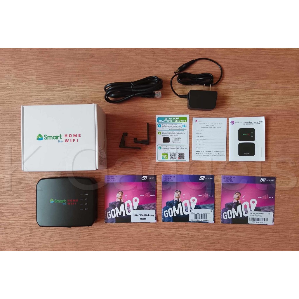 CAT4 FX ID3/E , Smartbro Home Prepaid Wifi /GOMO SIM 20GB/30GB/30DAYS UNLIDATA/ OPENLINE ...