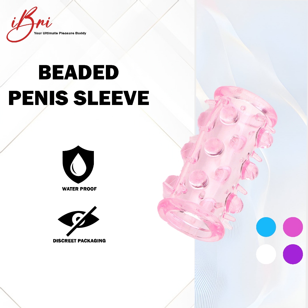 iBri Rambutan Beaded Penis Sleeve Cock Ring Silicon Penis Ring | Shopee Philippines