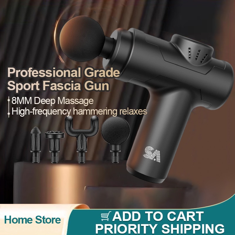 Massage Gun Muscle Relaxation Percussive High Frequency Vibration ...