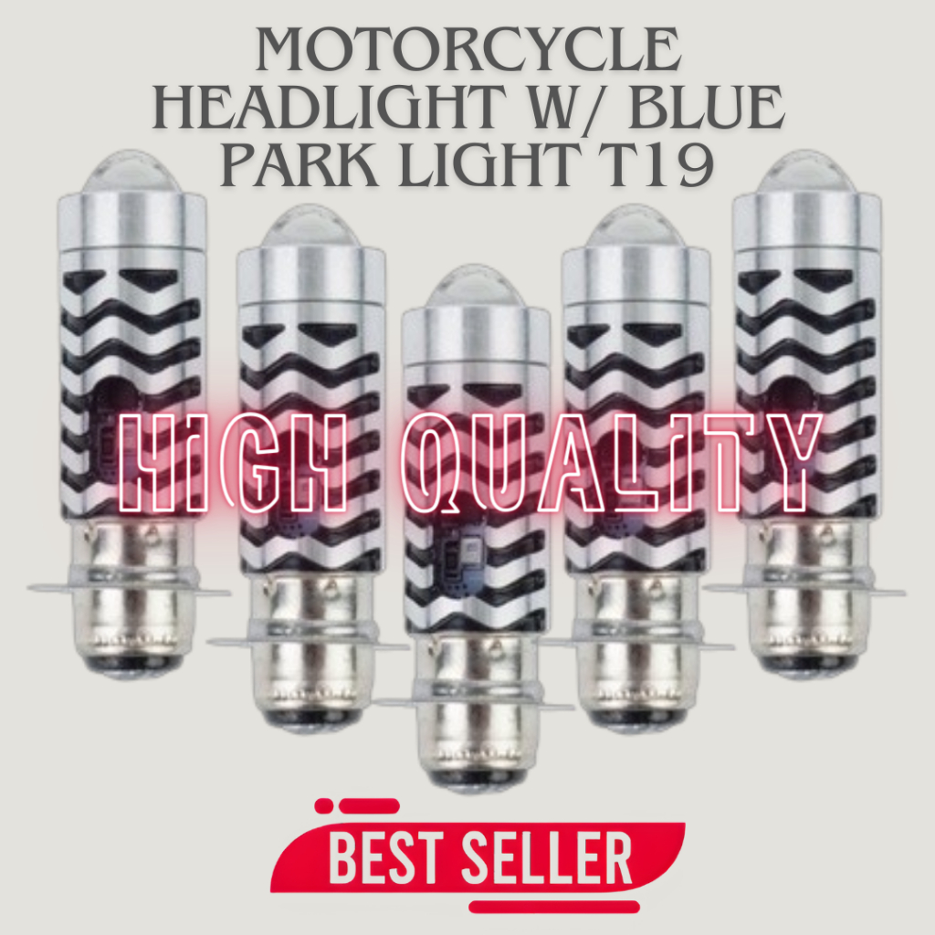 RUSI GAMMA | MOTORCYCLE HEADLIGHT W/ BLUE PARK LIGHT T19 | EASY TO USE ...