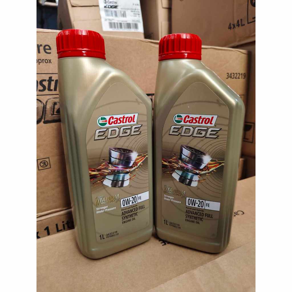 ENGINE OIL CASTROL EDGE 0W-20 FE 1L FLUID TITANIUM ADVANCE FULL ...