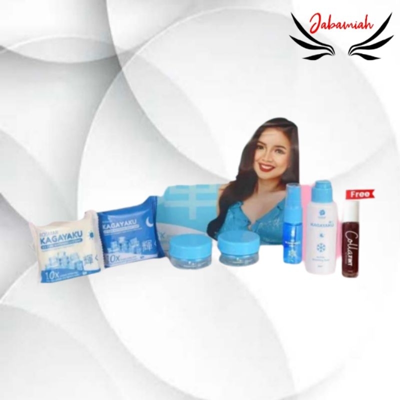 New Packaging Kagayaku Hydra Glass Skin Set With Free Collatint 10ml Ja ...
