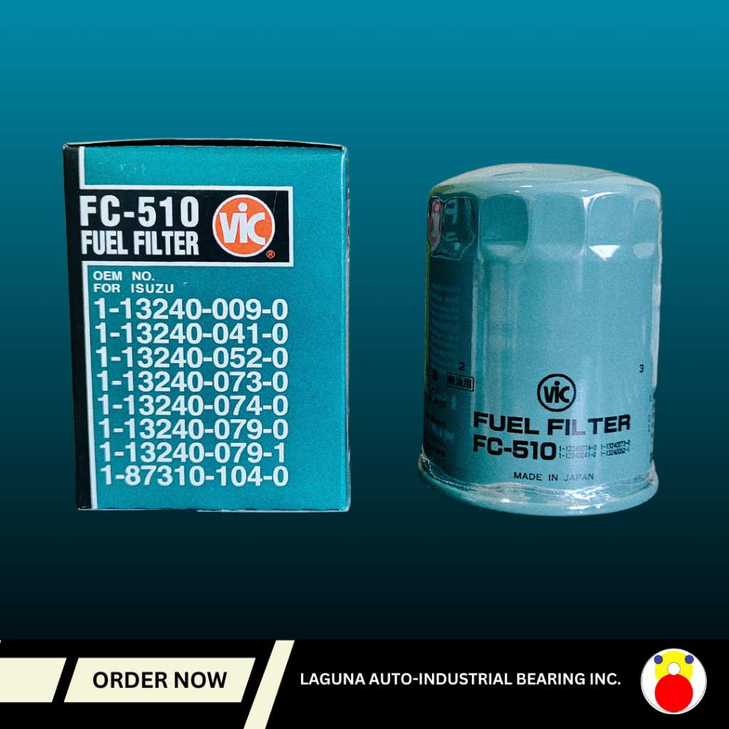 VIC Fuel Filter FC-510 for ISUZU 6BG1, 6BD1, 6HE1, 6HH1, 6HK1, 6SA1 ...