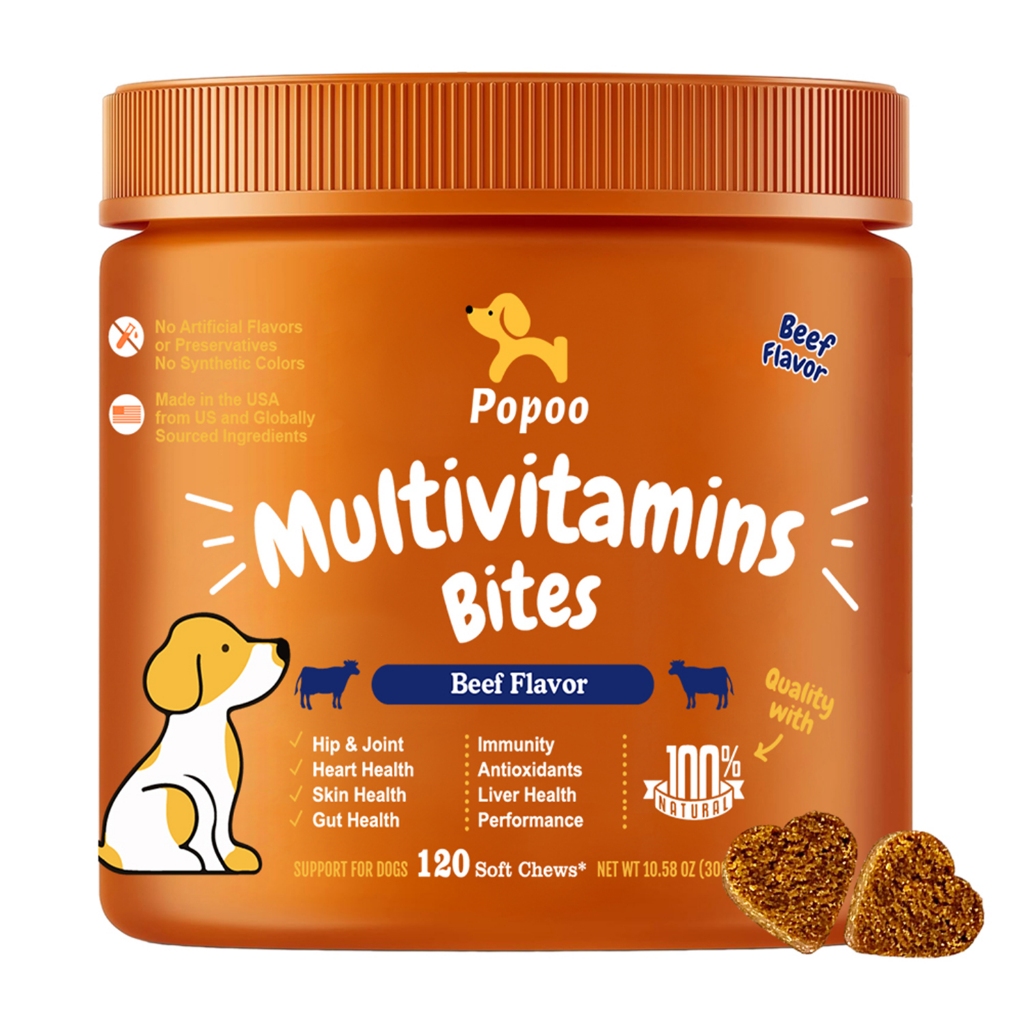 Popoo Multivitamins Bites Multi-Functional Support Rich ln Essential ...