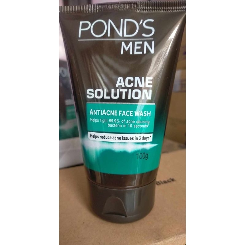 Ponds men acne clear solution facial cleanser 100g | Shopee Philippines