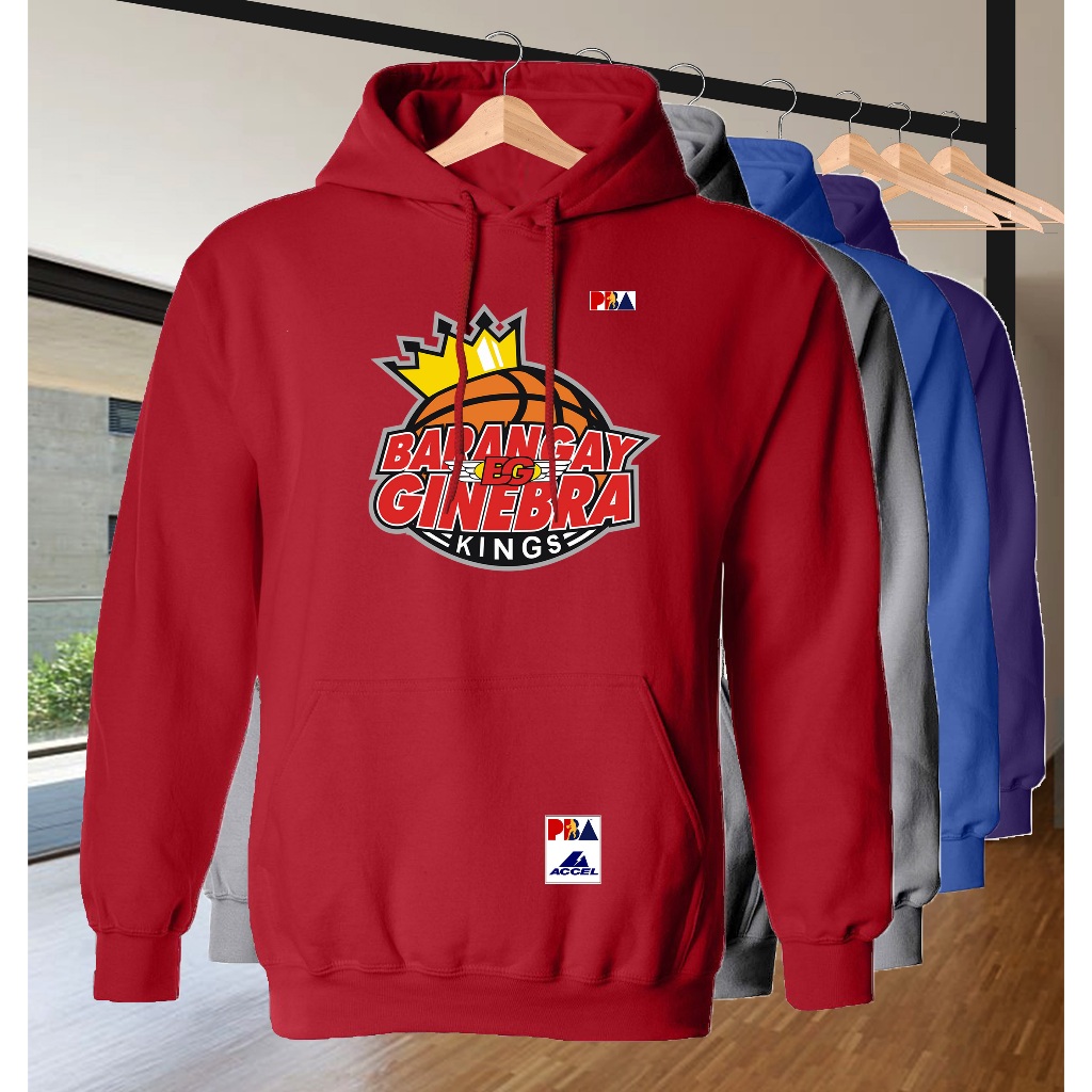 Hoodie Jacket Ginebra Kings Red Pullover Sweater Long sleeve Basketball ...