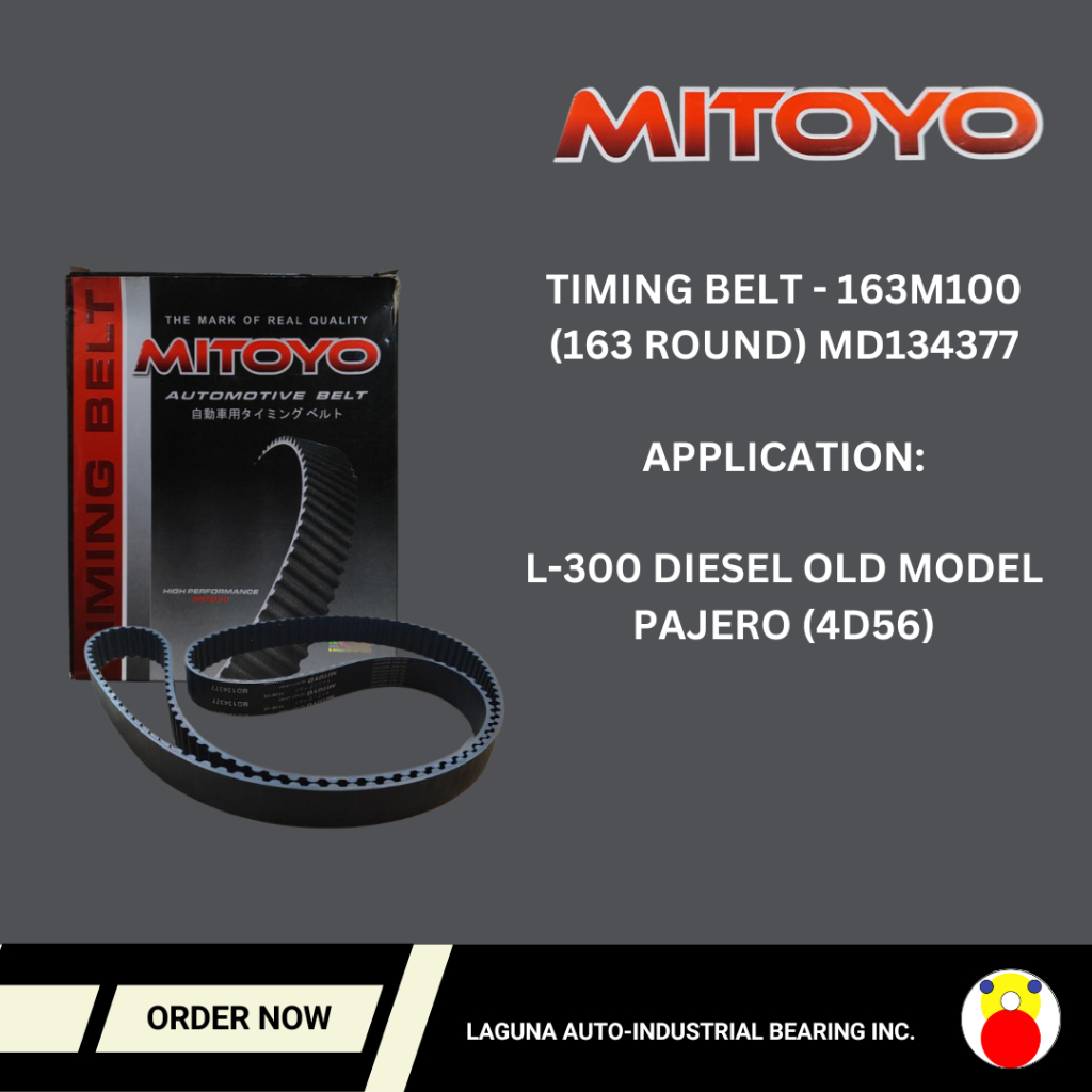 MITOYO AUTOMOTIVE BELT MD134377 FOR L300 DIESEL OLD MODEL PAJERO 4D56 ...