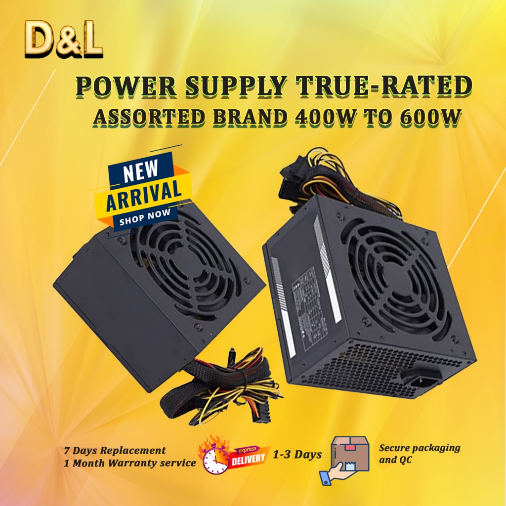 TRUE-RATED POWER SUPPLY ASSORTED BRAND | Shopee Philippines