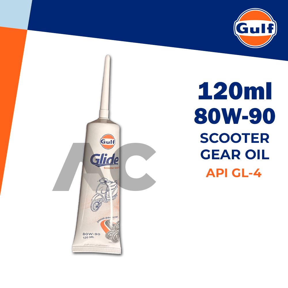 GULF Glide 80W90 120ml Scooter Gear Oil (API GL-4) | Shopee Philippines