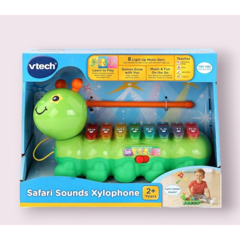 VTech Safari Sounds Xylophone Toy Safari/Vtech Number Fun Turtle ...
