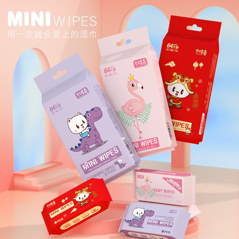 8in1 Bag Mini Baby Wipes Pocket Portable Wipes Multipurpose use Soft ...