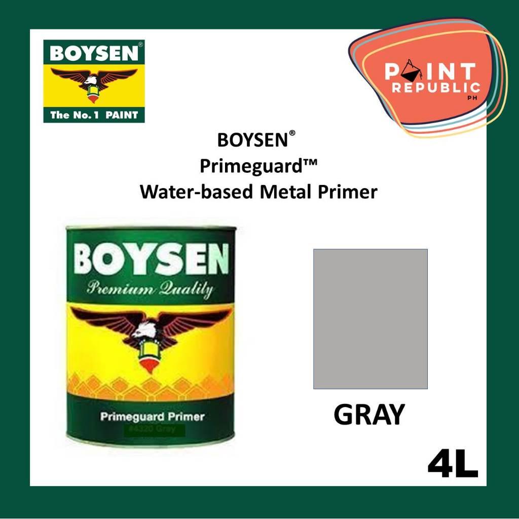 Boysen Primeguard - Water Based Metal Primer (4liters/GAL) | Shopee ...