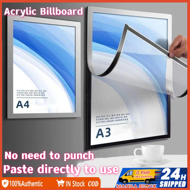 A4/A3 Wall-mounted Display Board Multi-Function Certificate Magnetic ...