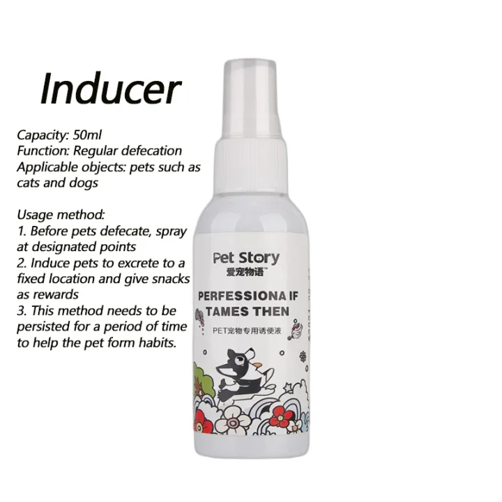 70 Present Pet Inducer Spray Potty Spray Training Dog Pet Pee Inducer ...
