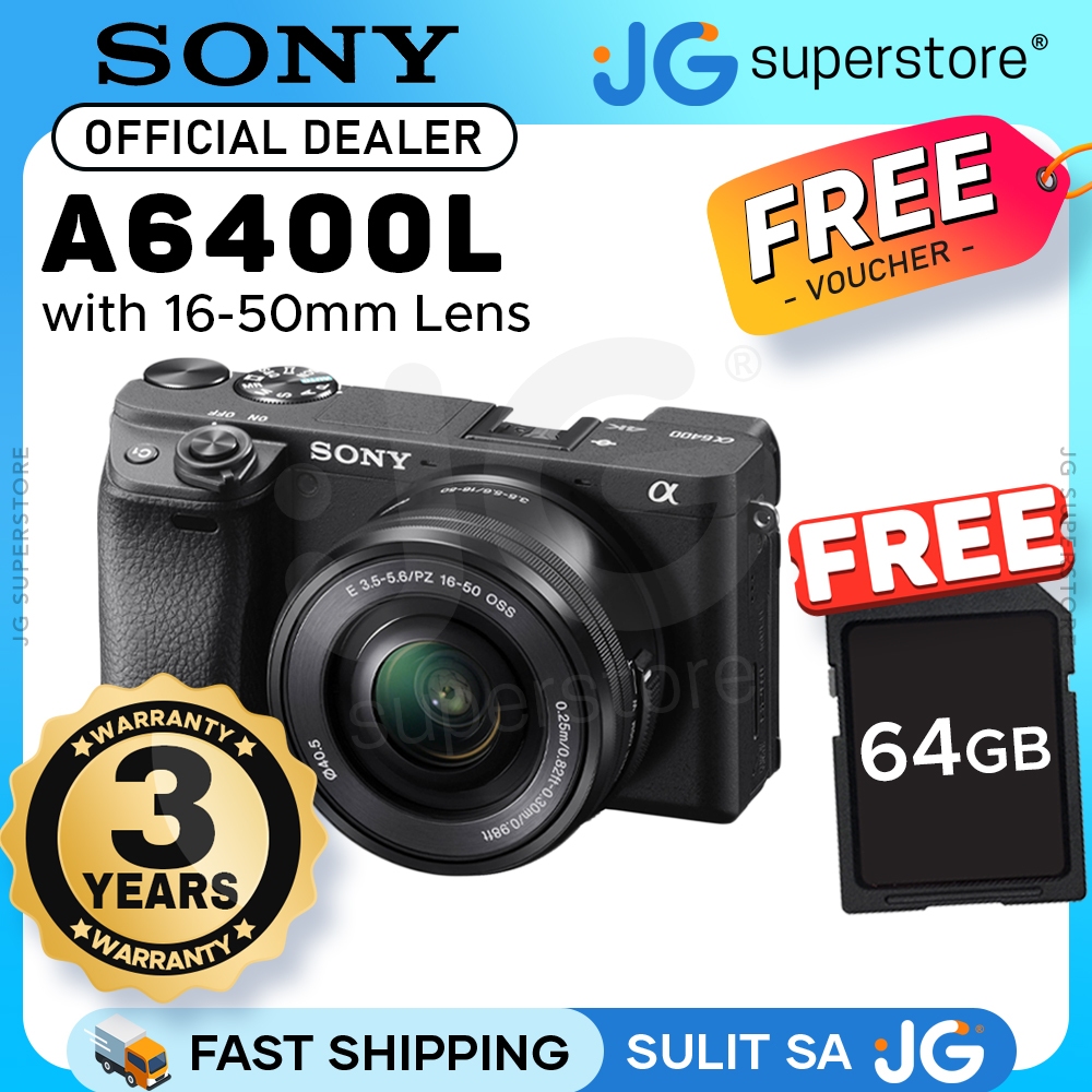 Sony Alpha A6400 Digital Camera Body and Kit with E-Mount 16-50mm F/3.5 ...