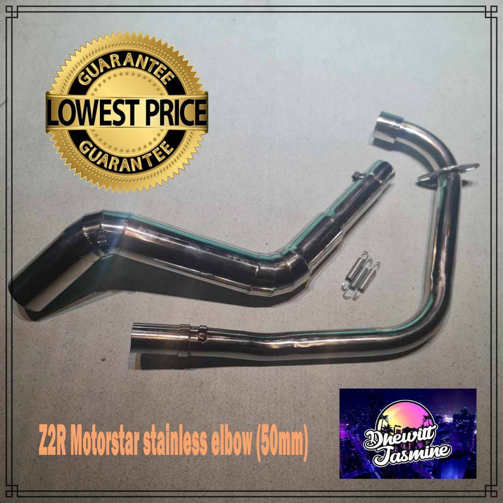 Z2R Motorstar stainless elbow (50mm) | Shopee Philippines