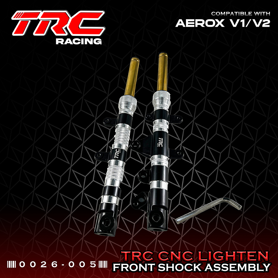 TRC RACING LIGHTEN FRONT SHOCK ASSEMBLY for AEROX V1/V2 0026-005 ...