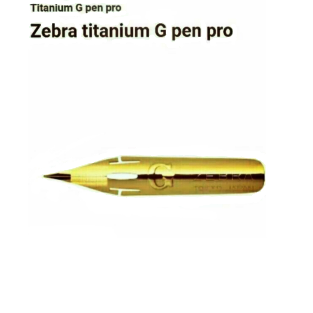 *LAST STOCK* ZEBRA G TITANIUM PRO NIB (SOLD PER PIECE) (PG7BCK ...