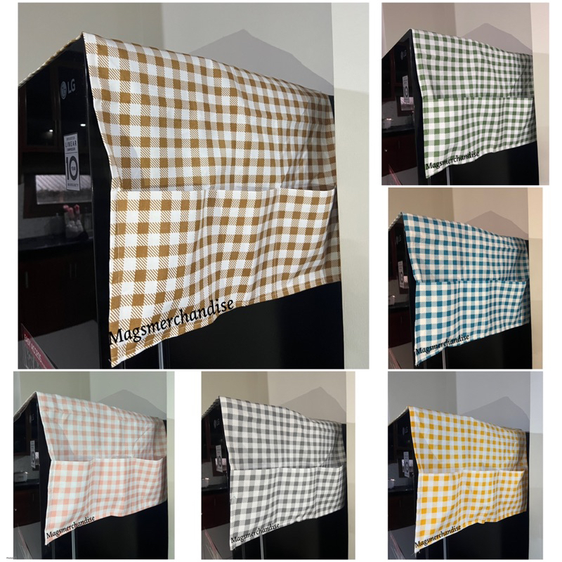Gingham Ref cover with pocket. | Shopee Philippines