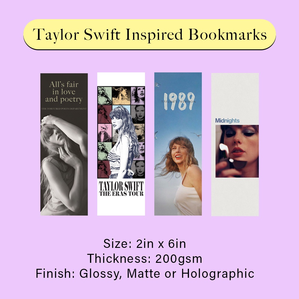 Taylor Swift Inspired Bookmark | Shopee Philippines