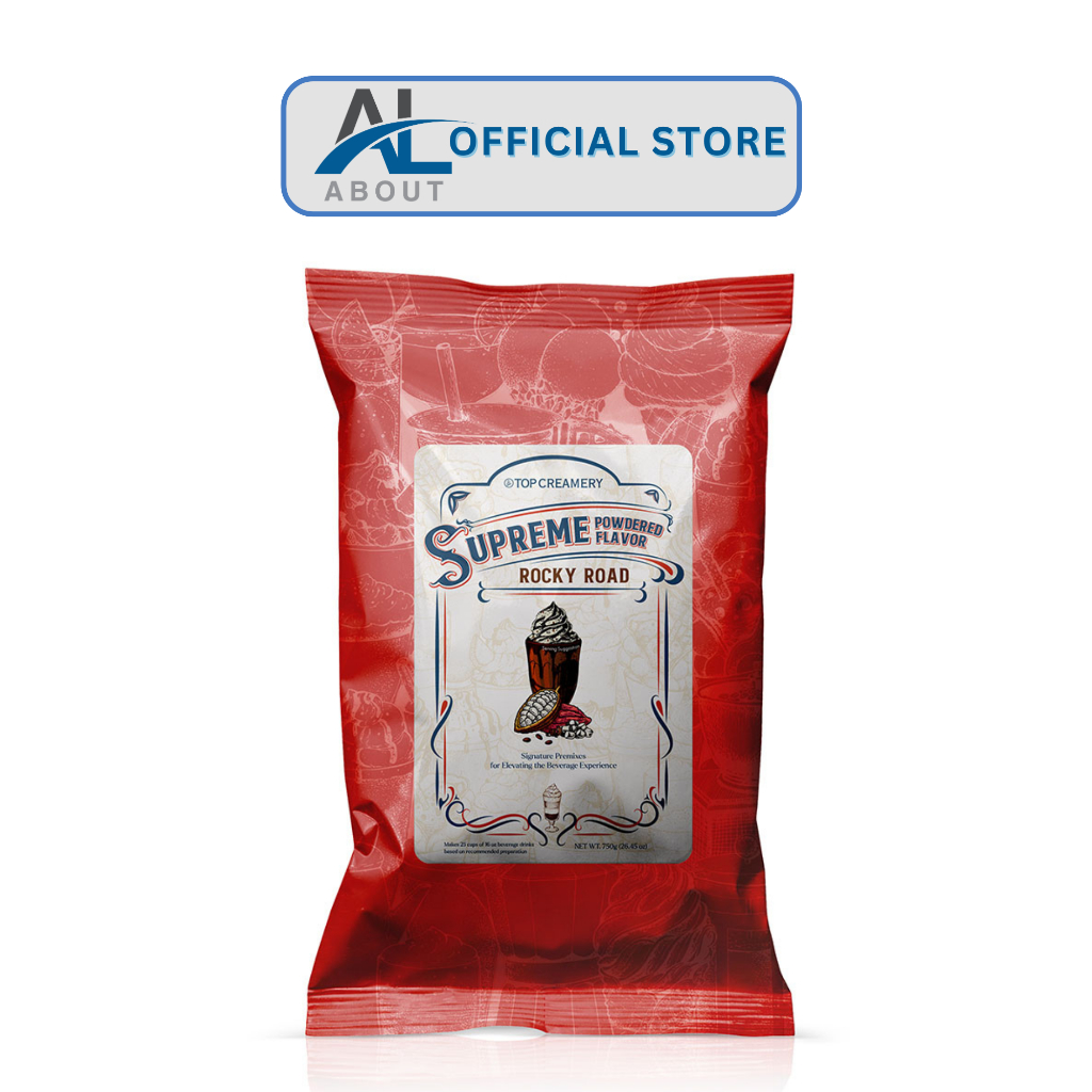 TOP Creamery Rocky Road Supreme Powder 750g | Shopee Philippines