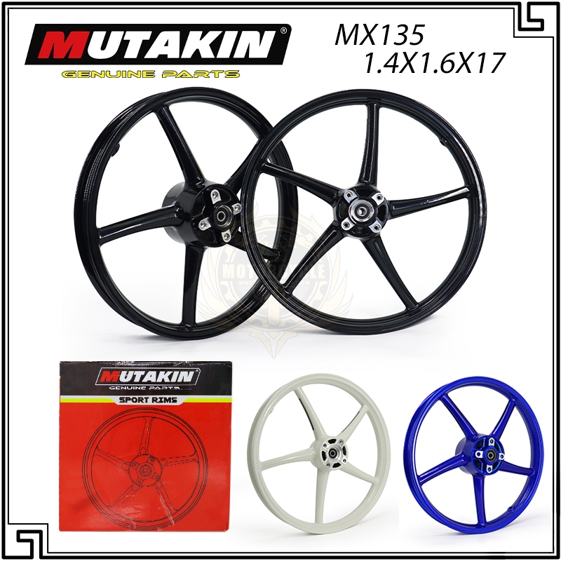 MUTAKIN Mags Sniper135 5S MX135 Front Disc Brake1.4*17 4 Holes Rear ...
