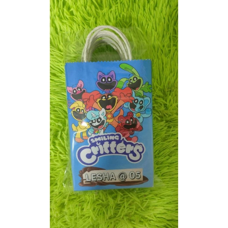 Smiling Critters free Customize name lootbag sold per 10pcs | Shopee ...